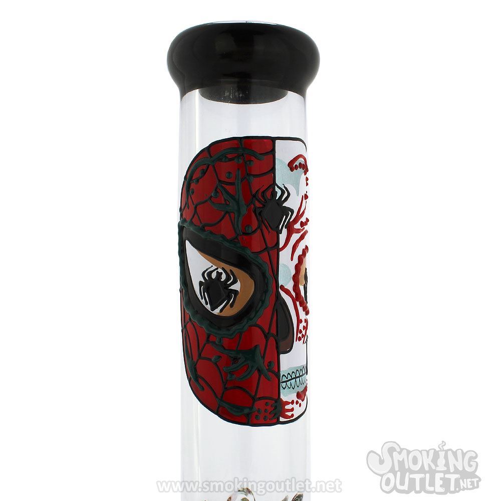 Dia Del Spiderman Beaker Bong | Smoking Outlet