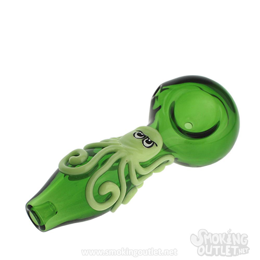Glow Octopus Spoon Pipe | Smoking Outlet
