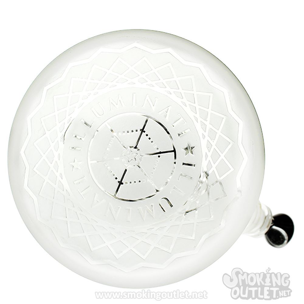 Fully Etched Alchemy Beaker by Illuminati Glass | Smoking Outlet
