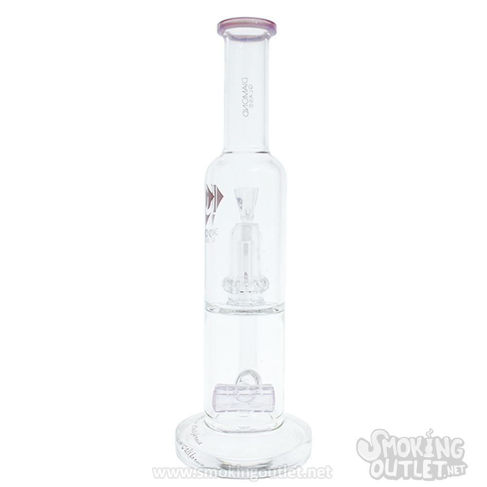 Barrel and UFO Dome Perc, Double Chamber Bong by Diamond Glass ...