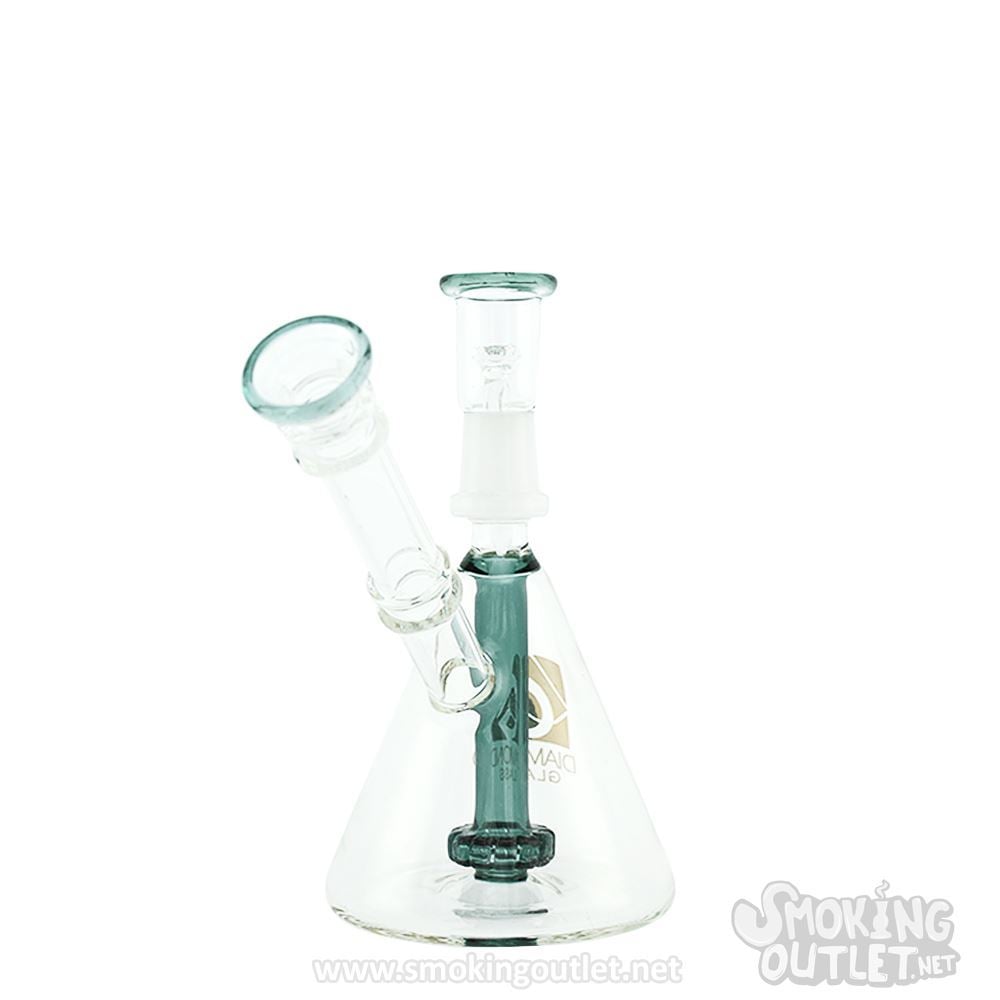 Mini Beaker Dab Rig by Diamond Glass | Smoking Outlet