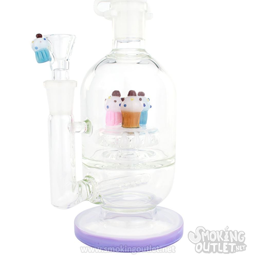 Cupcake Bong by Apollo Glassworks | Smoking Outlet