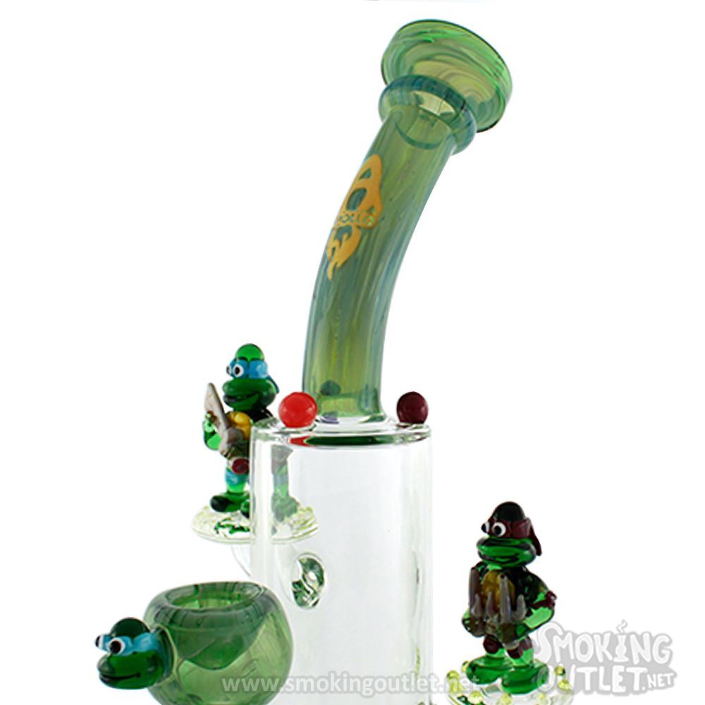 Ninja Turtle Tower by Apollo Glassworks | Smoking Outlet