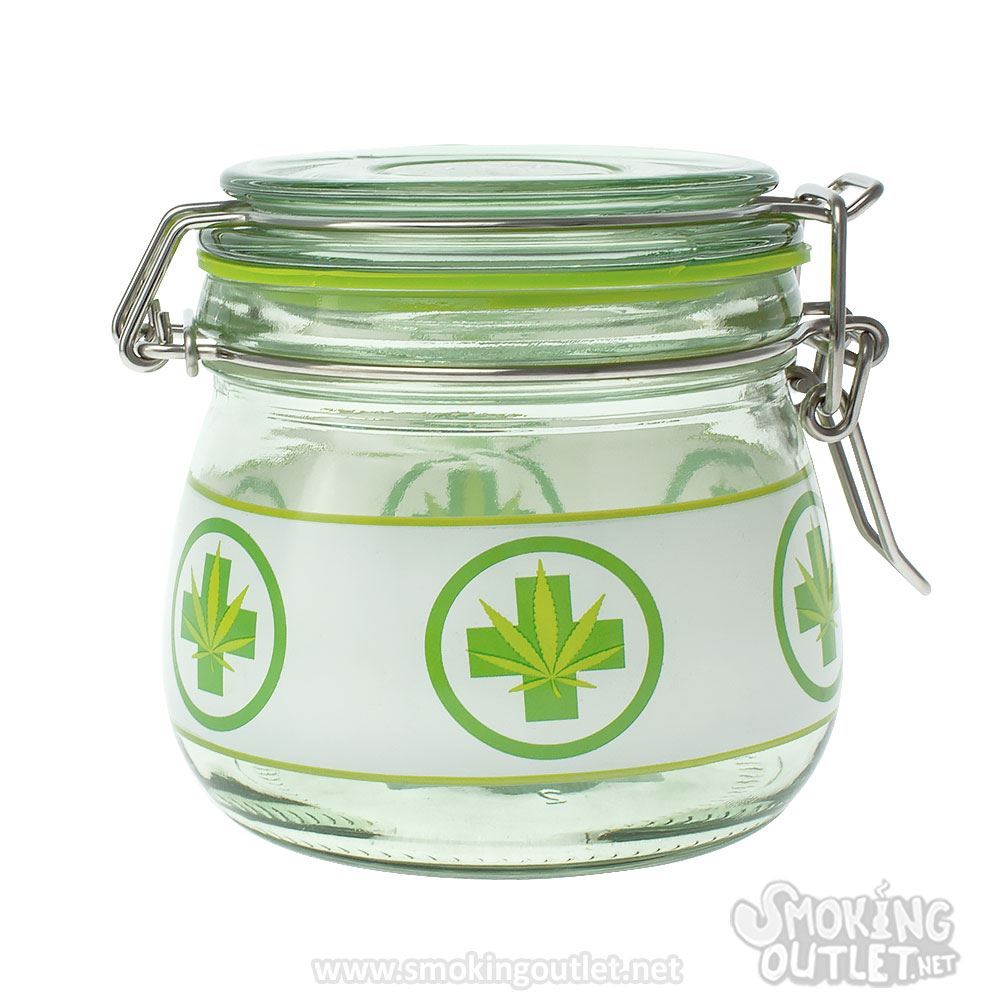 Green Cross Medical Marijuana Storage Jar | Smoking Outlet