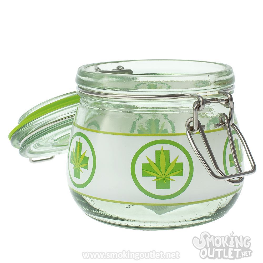 Green Cross Medical Marijuana Storage Jar | Smoking Outlet