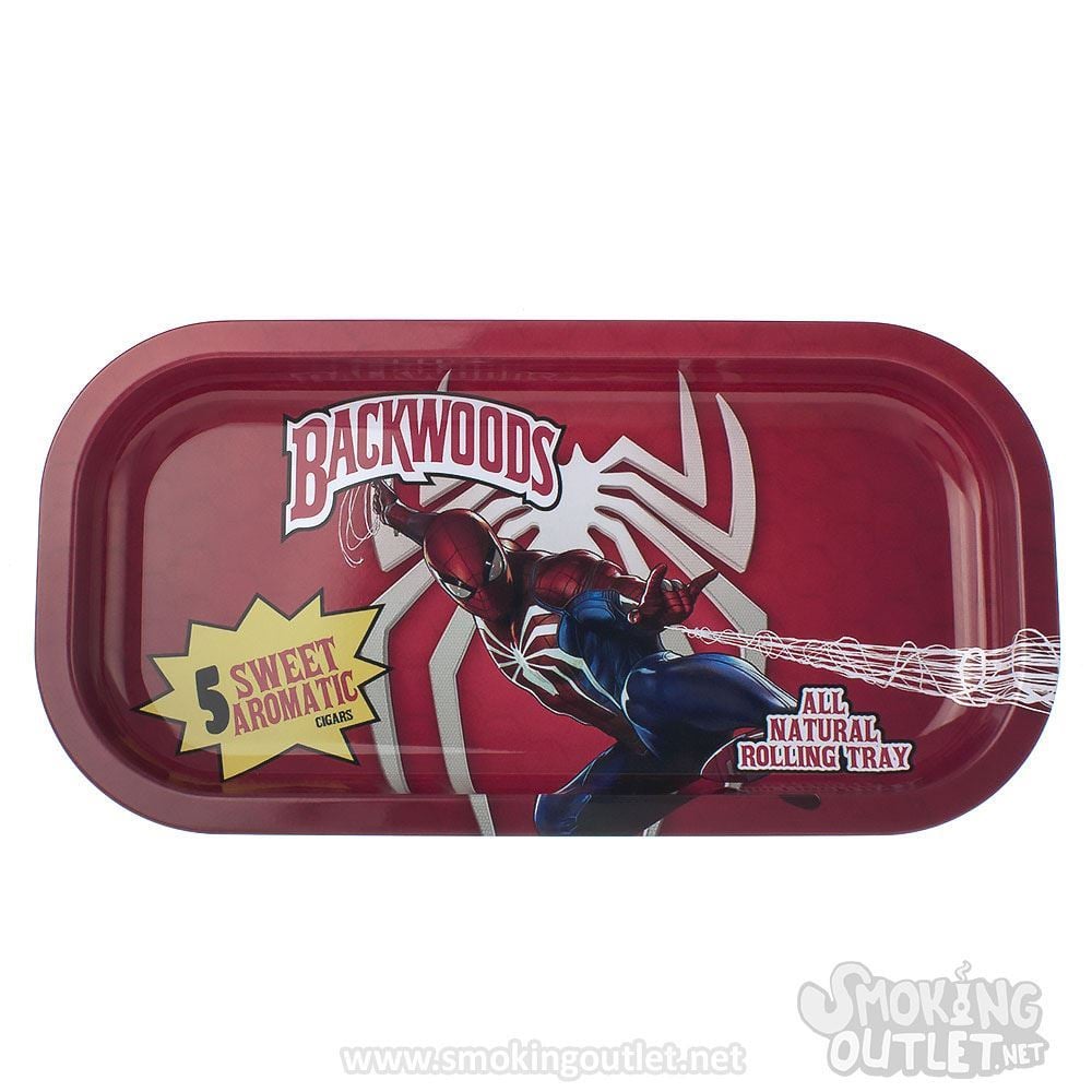 Iron Man Rolling Tray by Backwoods | Smoking Outlet