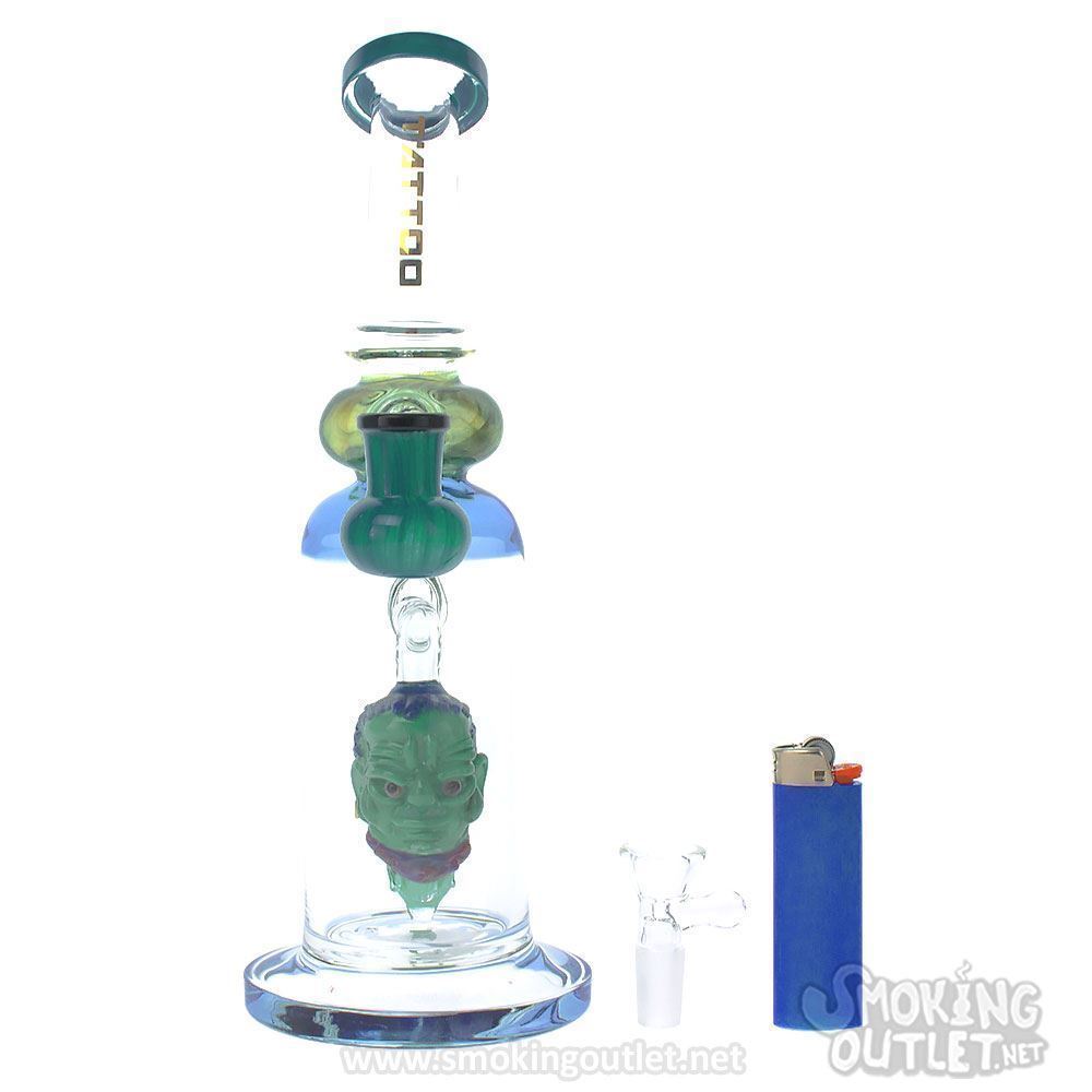 Zombie Tomb Water Pipe by Lookah Glass | Smoking Outlet