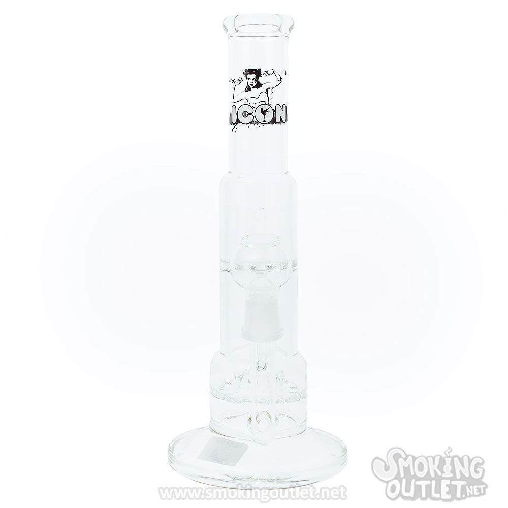 Double Perky Pretty Water Pipe by Diamond Glass | Smoking Outlet