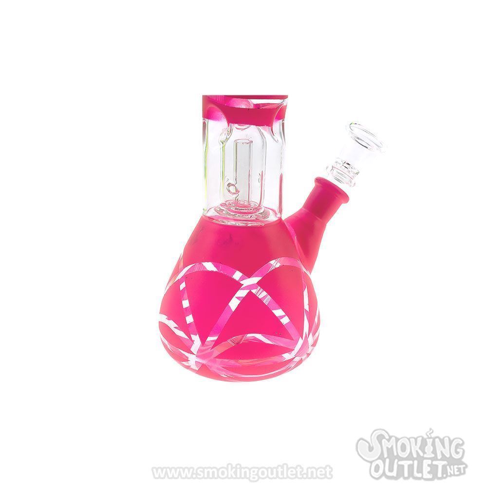 Mini Artsy Ghost Perc Beaker Bong | Smoking Outlet