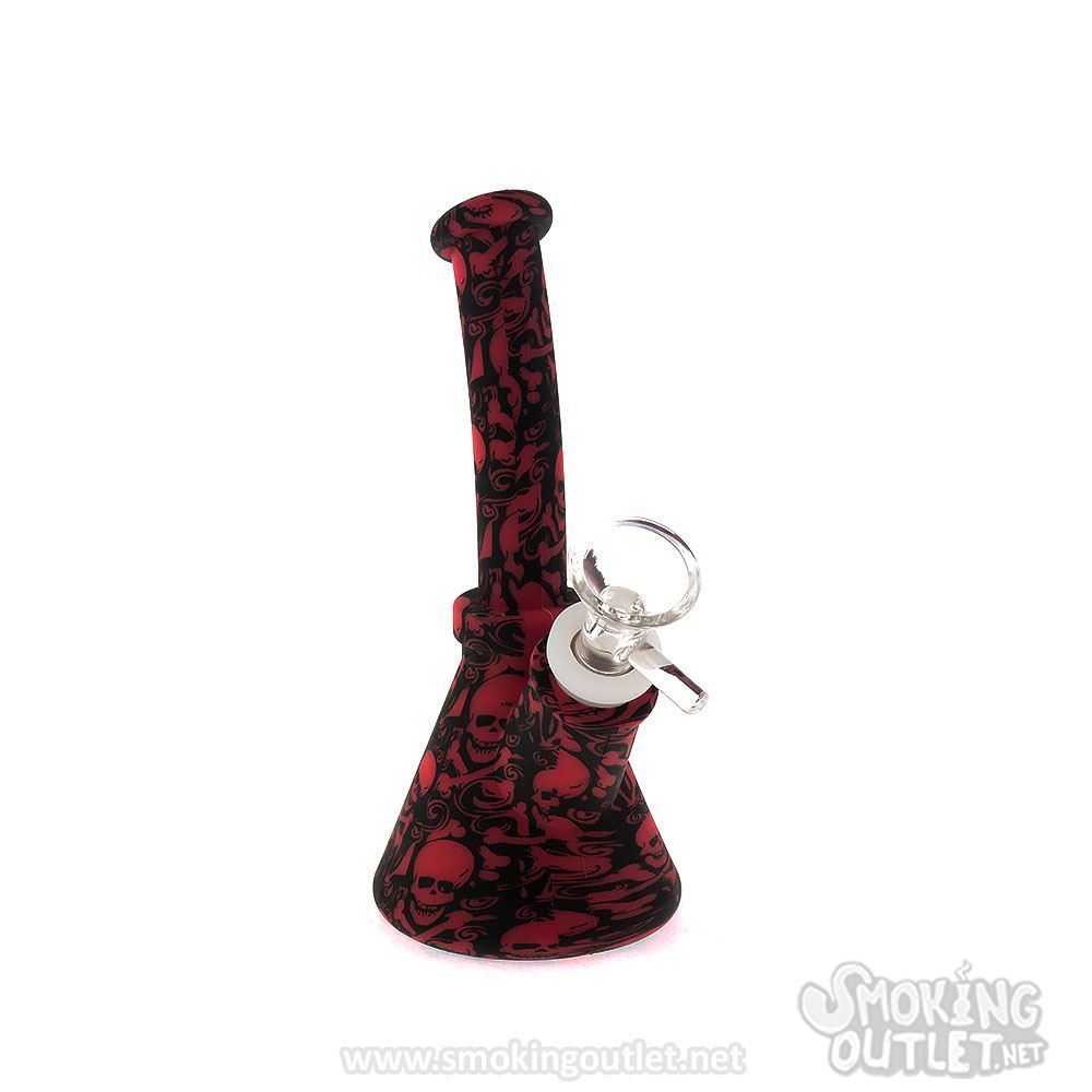 Skull Zone Mini Silicone Water Pipe | Smoking Outlet
