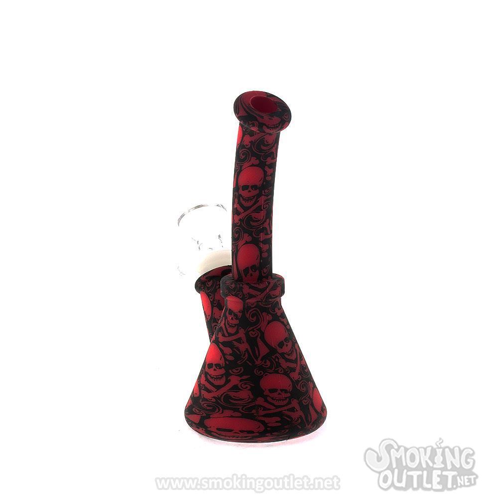 Skull Zone Mini Silicone Water Pipe | Smoking Outlet