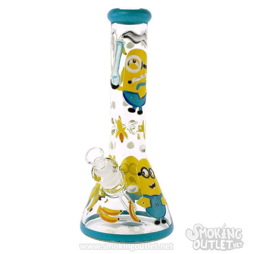 Minion Bob and Minion Kevin Go Bananas Glow in the Dark Beaker Bong ...