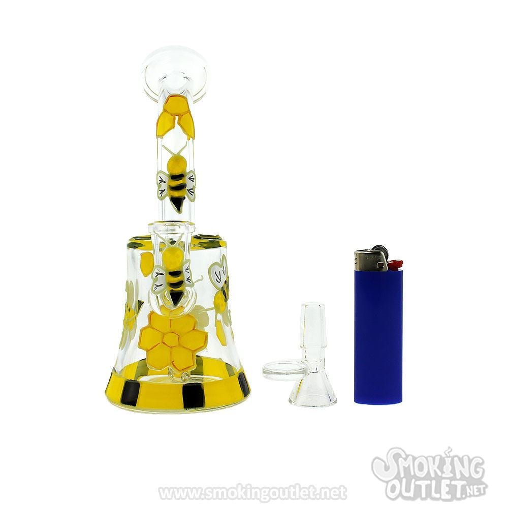 Bumble Bee Glowing Water Pipe | Smoking Outlet