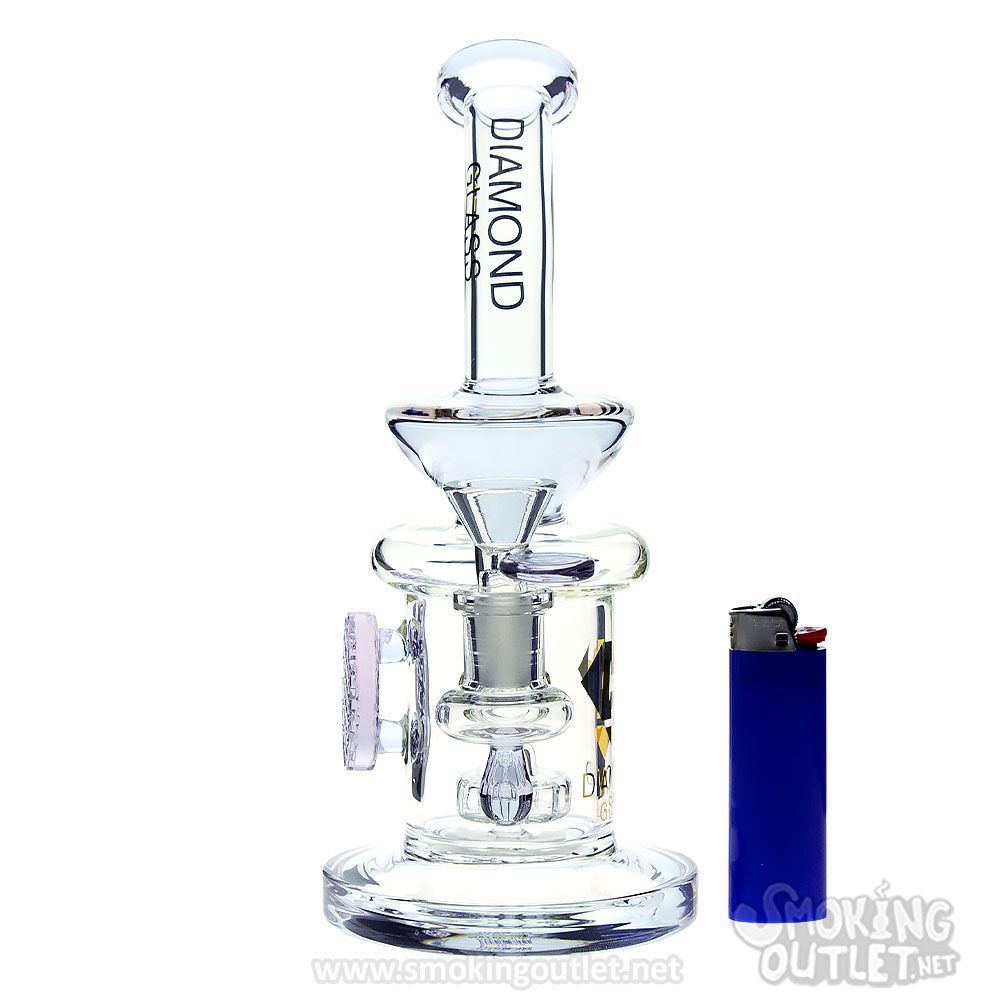 The Waffle House Water Pipe by Diamond Glass | Smoking Outlet