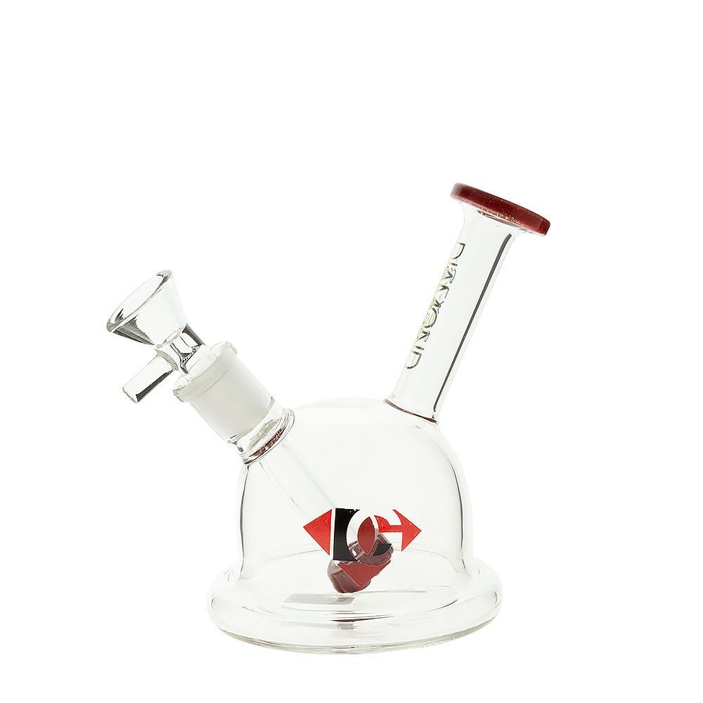 Modern Mini Water Pipe by Diamond Glass | Smoking Outlet