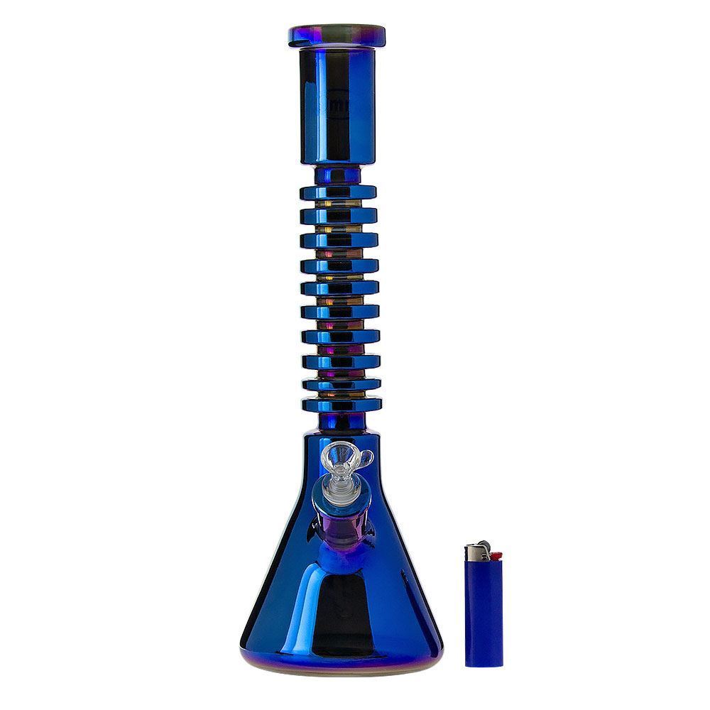 Blue Supersonic Beaker Bong by Cali Cloudx | Smoking Outlet