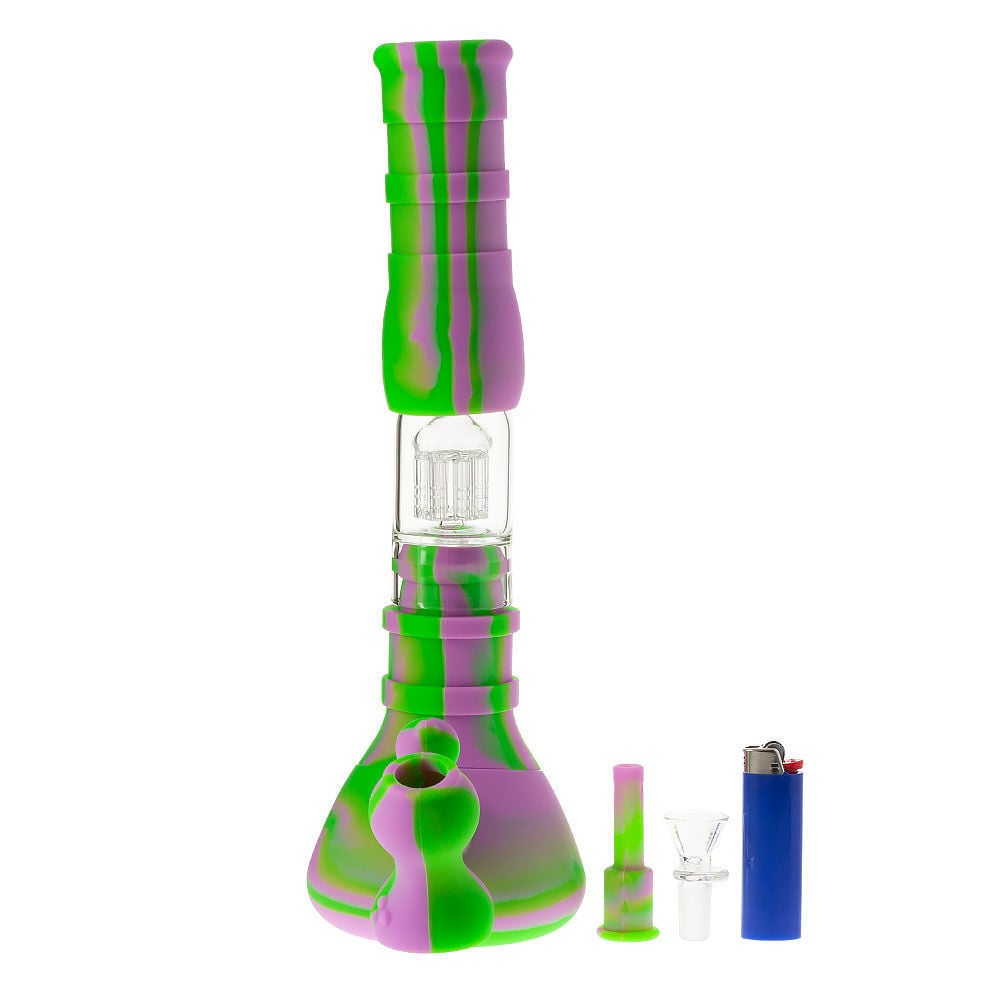 High Gear – Silicone Hybrid Beaker Bong | Smoking Outlet