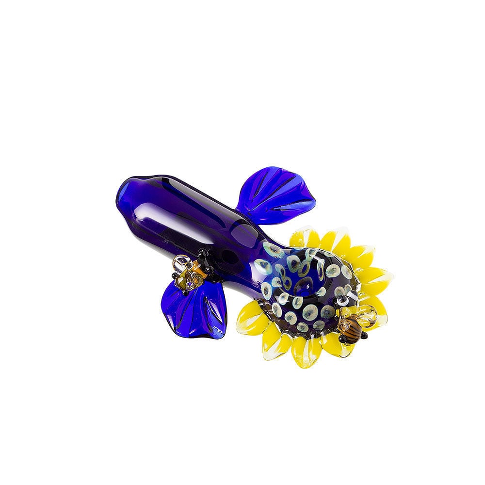 Sunflower Spoon Pipe by Apollo Glassworks | Smoking Outlet