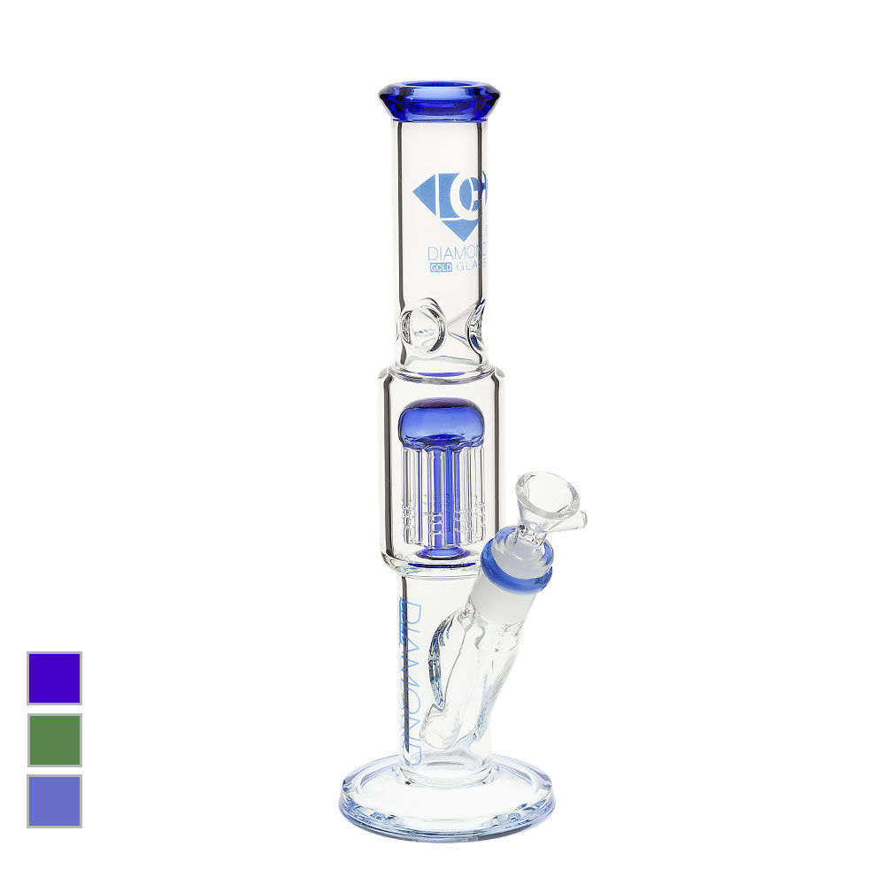 Diamond Glass – Supreme Straight Tube Bong | Smoking Outlet