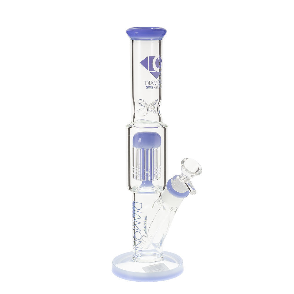 Diamond Glass – Supreme Straight Tube Bong | Smoking Outlet