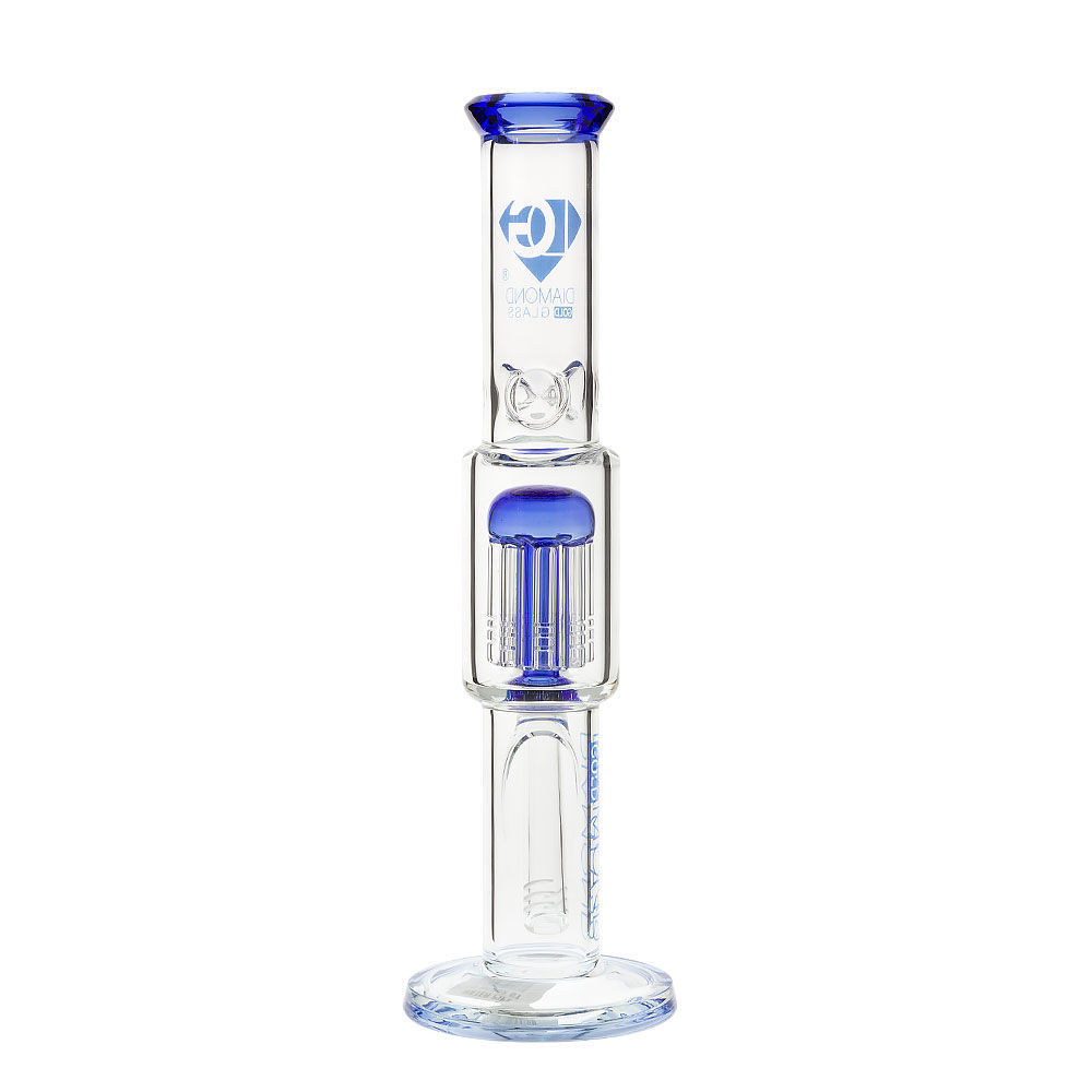 Diamond Glass – Supreme Straight Tube Bong | Smoking Outlet