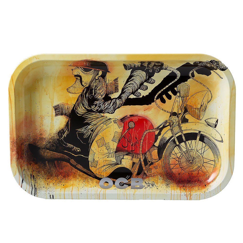 OCB – New World Metal Rolling Trays | Smoking Outlet