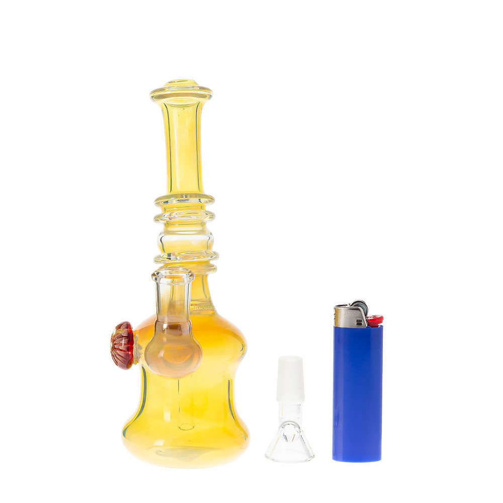 Fumed Lotus Water Pipe | Smoking Outlet