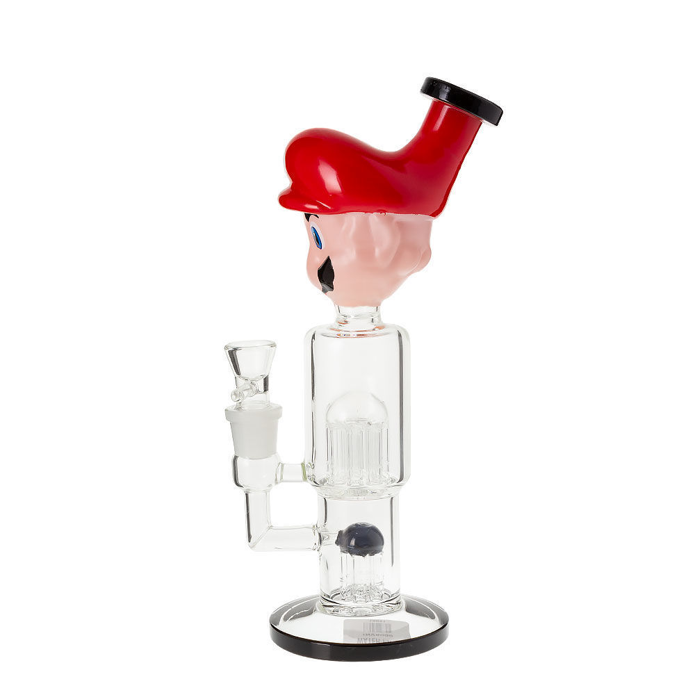 Super Mario 10" Double Percolator Bong | Smoking Outlet