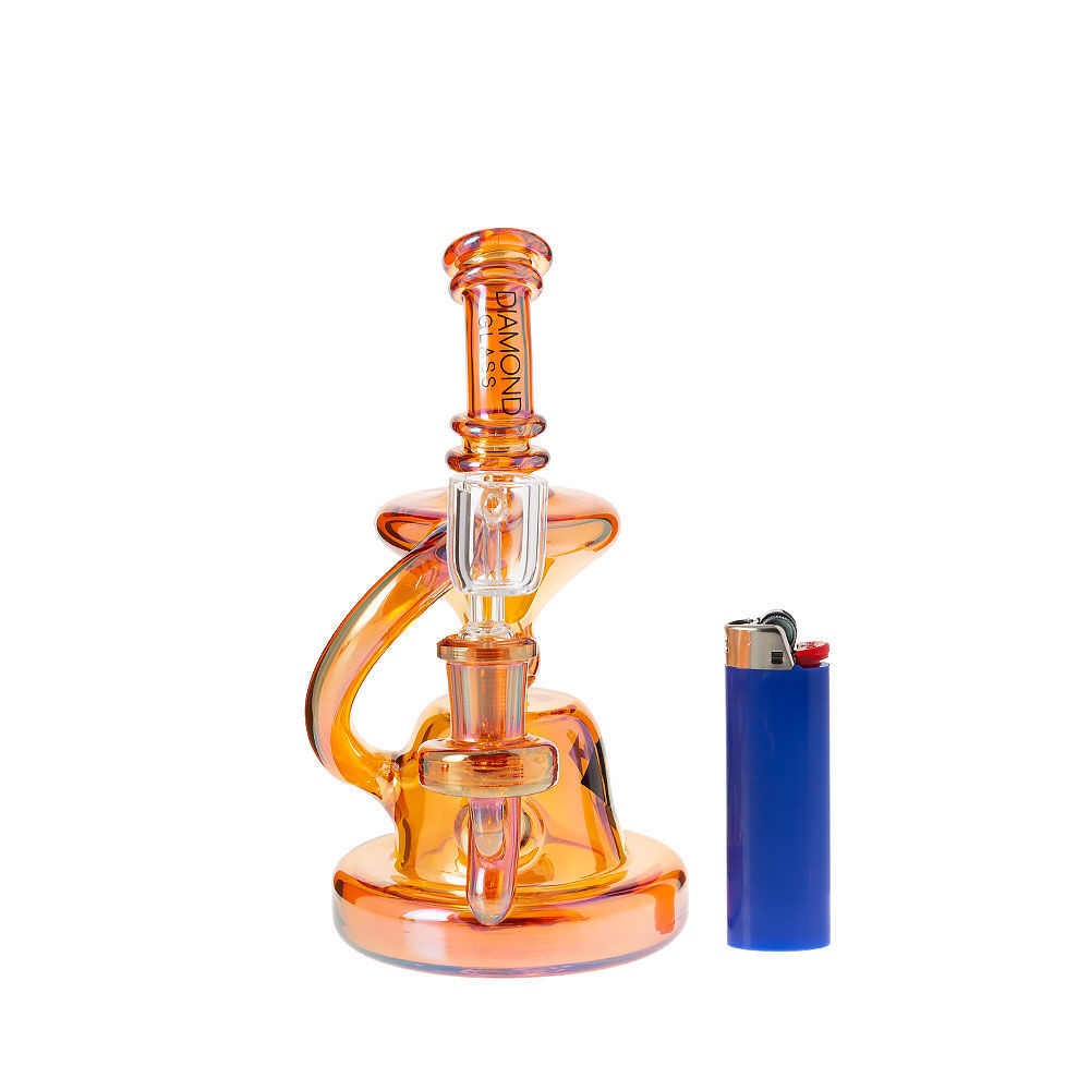Diamond Glass Klein Recycler Dab Rig Kit | Smoking Outlet