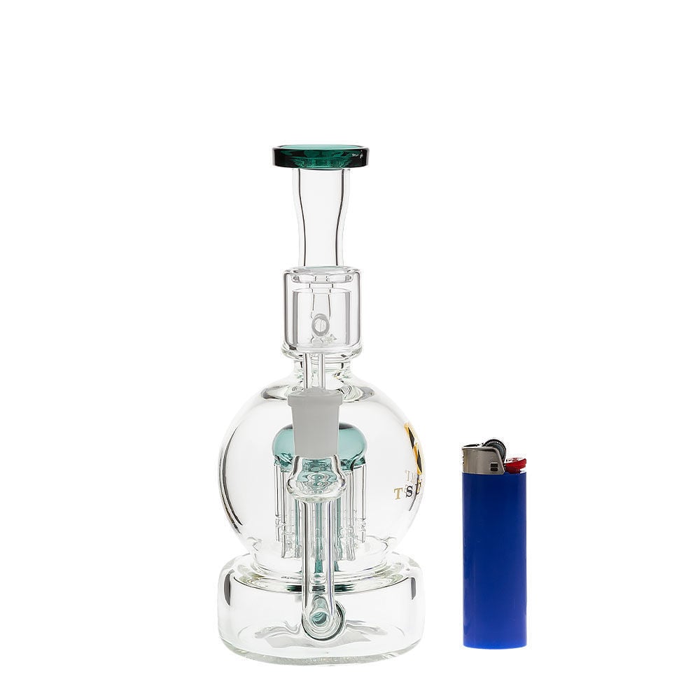 Tsunami Glass – Dewdrop Two Perc Dab Rig | Smoking Outlet