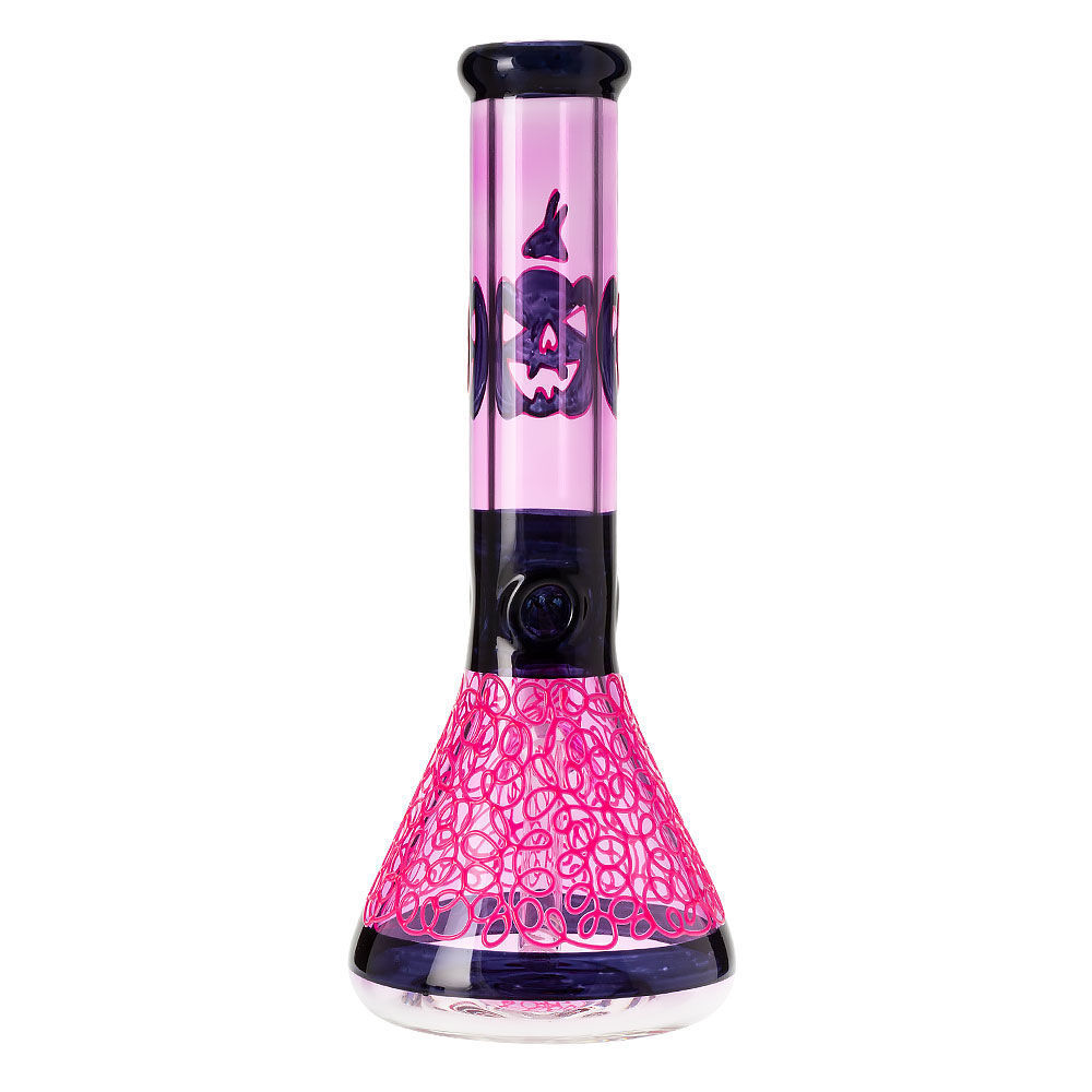 Neon Nights – 9mm Glass Beaker Bong | Smoking Outlet