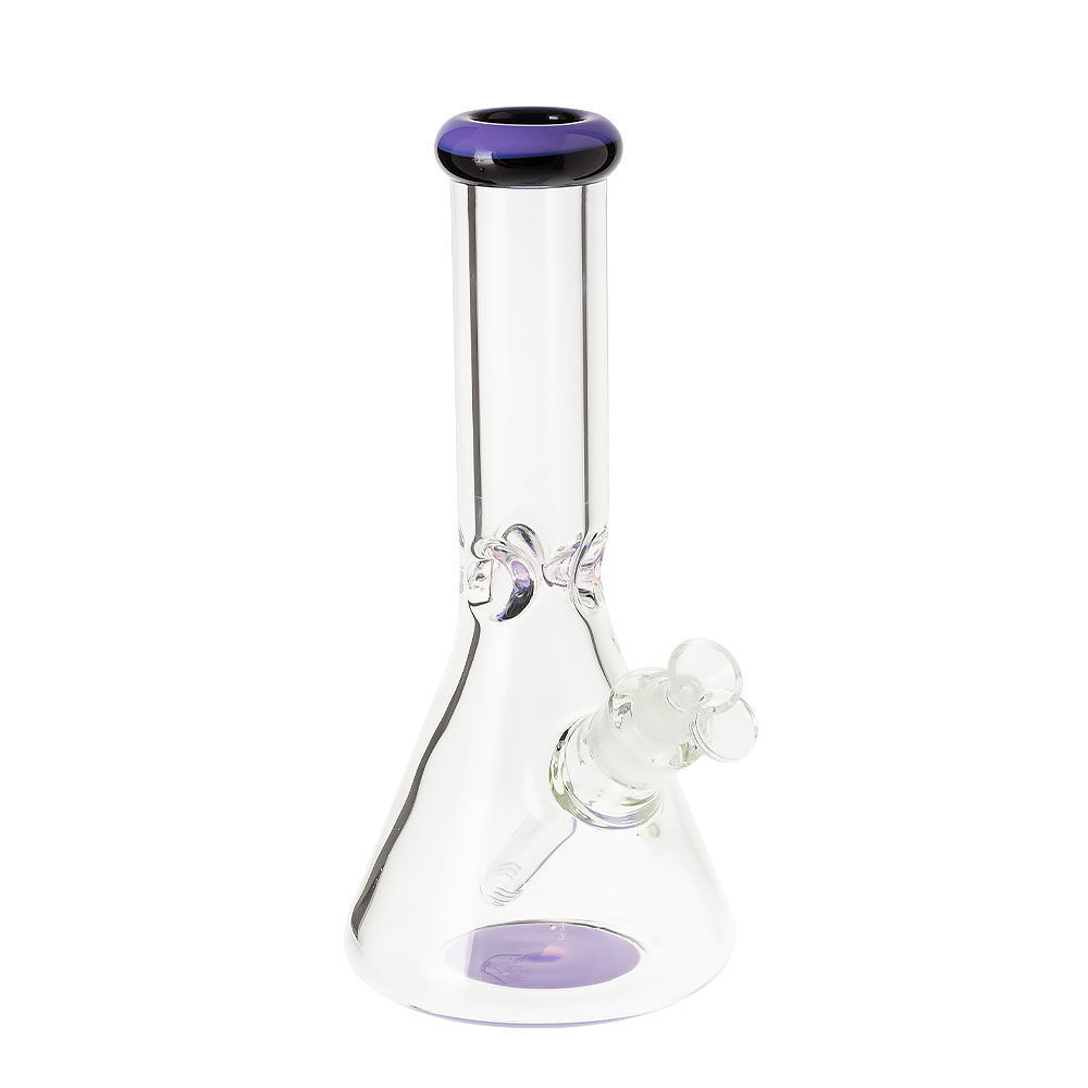 Pure Pastels – 9mm Clear Beaker Bong | Smoking Outlet