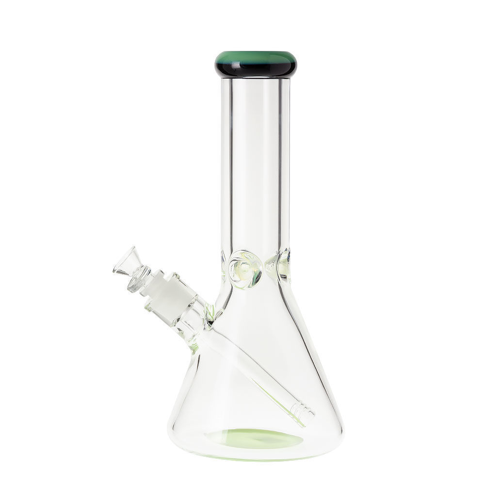 Pure Pastels – 9mm Clear Beaker Bong | Smoking Outlet