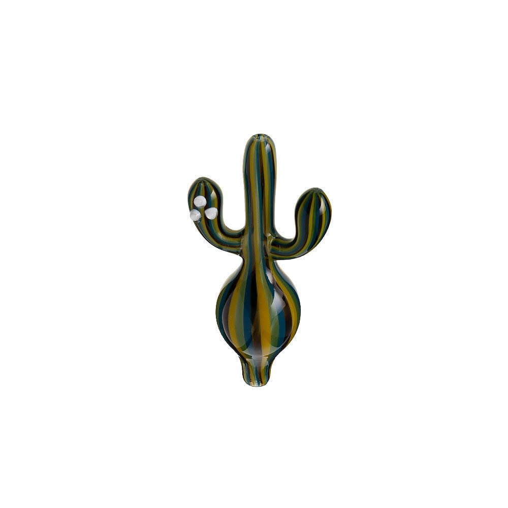 Psychedelic Cactus – Glass Bubble Carb Cap | Smoking Outlet
