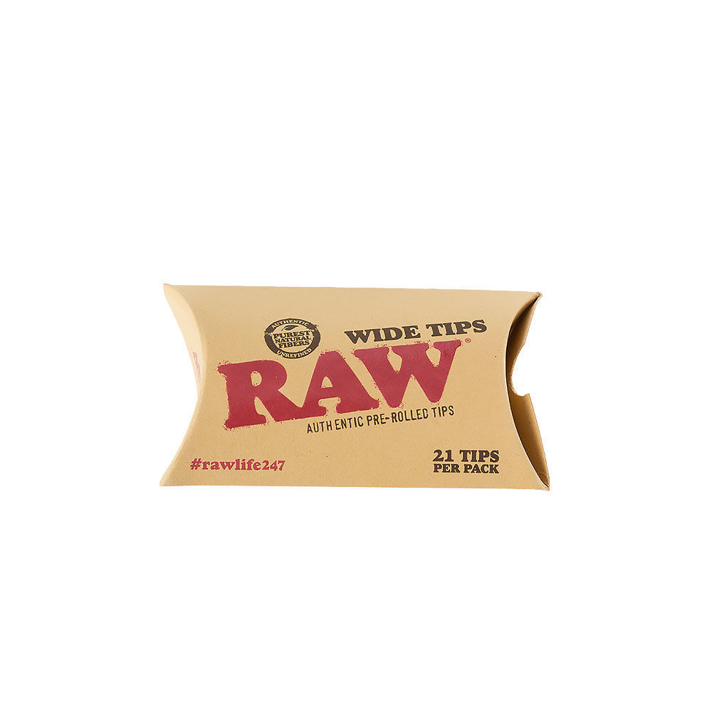 RAW – Pre-Rolled Wide Joint Rolling Tips | Smoking Outlet