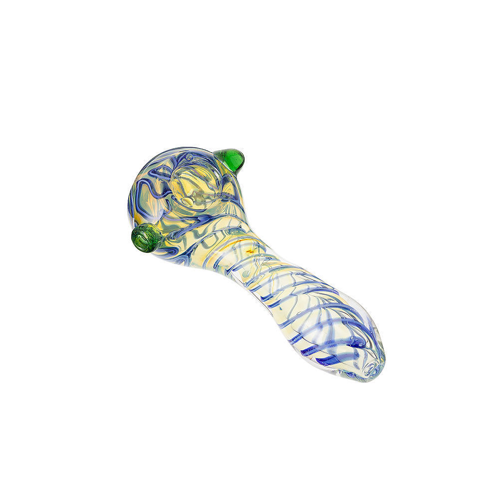 Classic Twist 4" Glass Spoon Pipe | Smoking Outlet