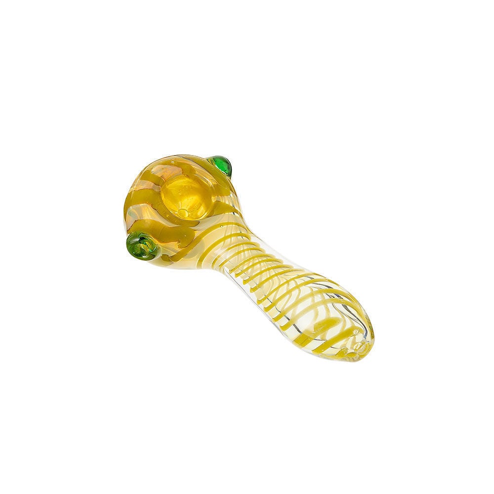 Classic Twist 4" Glass Spoon Pipe | Smoking Outlet