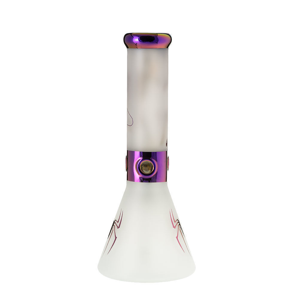 Spiderman Frosted 7mm Beaker Bong | Smoking Outlet