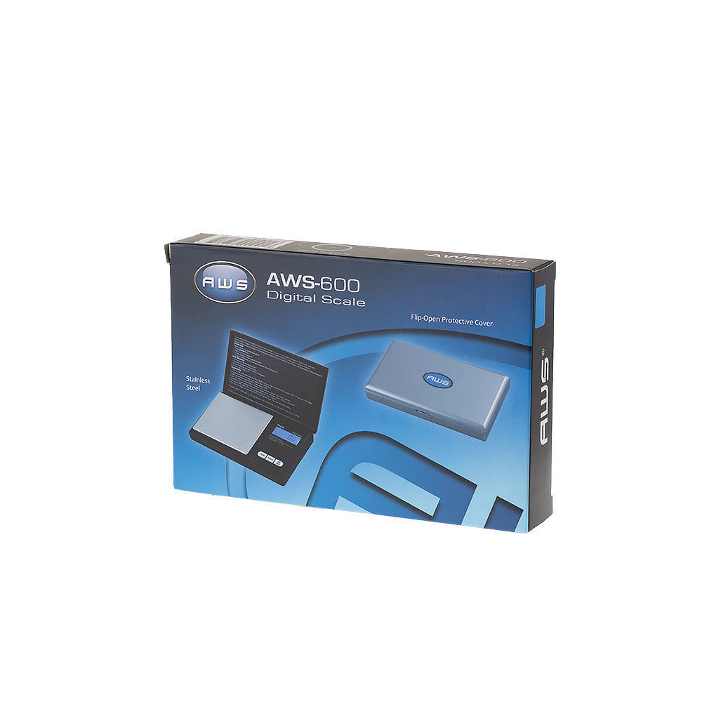 AWS-600 Flip-Top Digital Gram Scale | Smoking Outlet