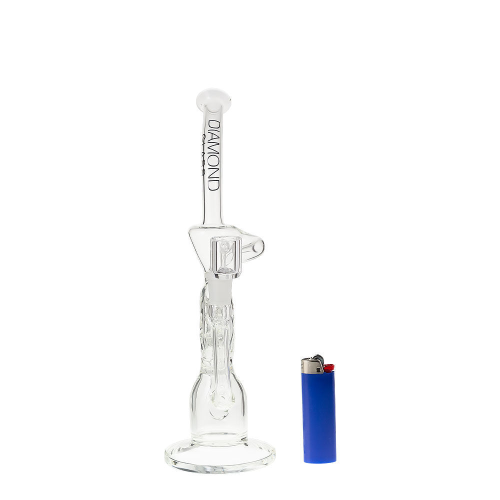 Diamond Glass: Swiss Honey Recycler Dab Rig | Smoking Outlet