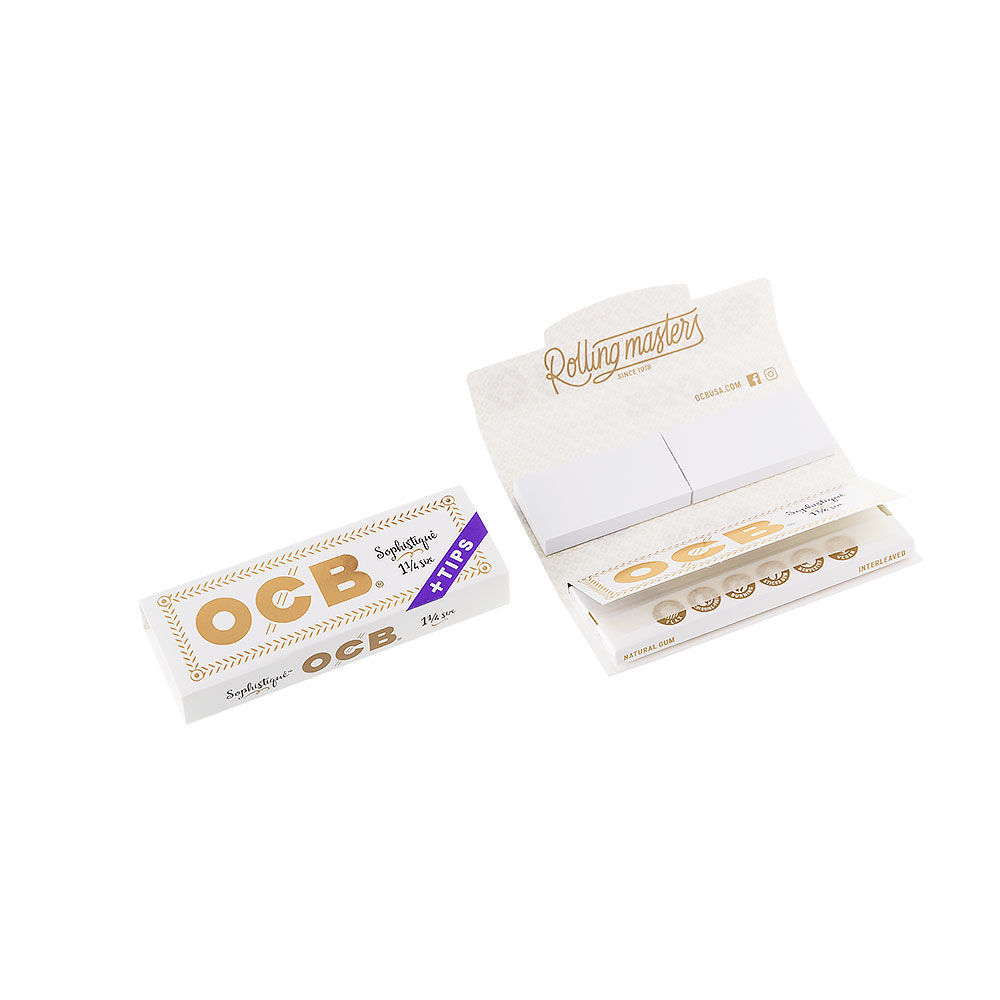 OCB Sophistiqué – 1 1/4 Rolling Papers w/ Tips | Smoking Outlet