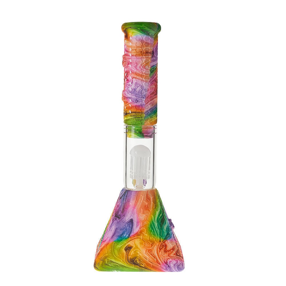 Prized Pyramid – Silicone Hybrid Beaker Bong | Smoking Outlet