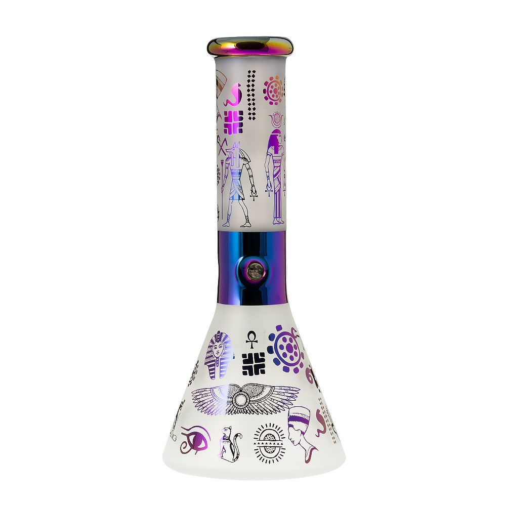 Hieroglyph Glory – 7mm Frosted Beaker Bong | Smoking Outlet