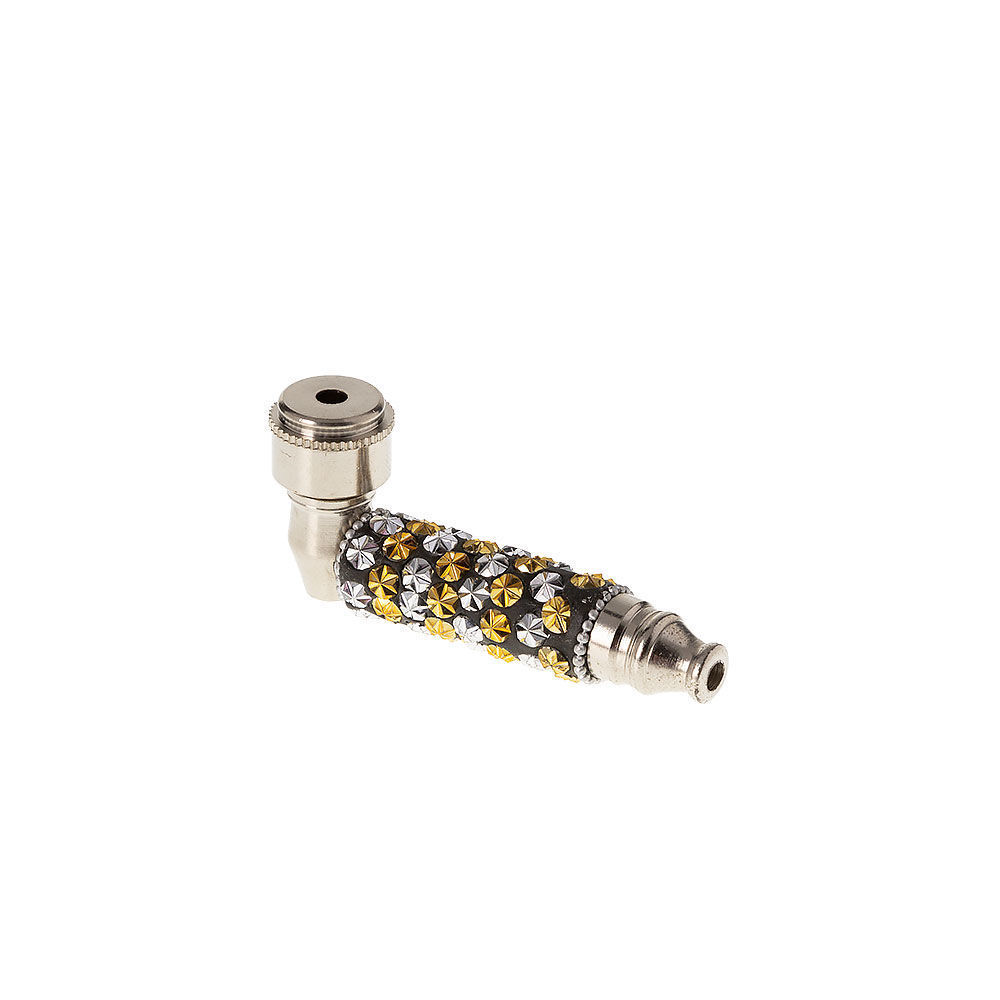 Bedazzled 3" Mini Metal Hand Pipe | Smoking Outlet