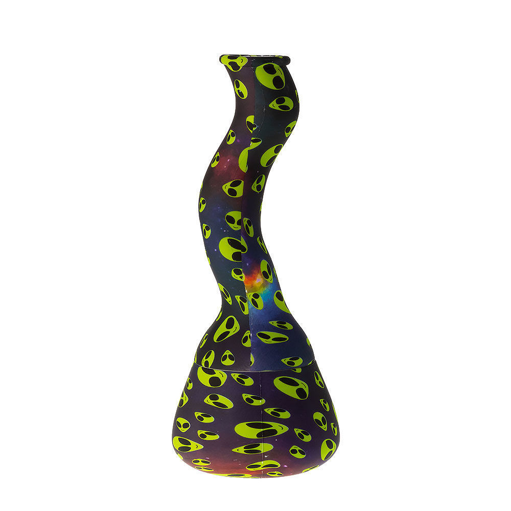 Wavy Trip 10" Silicone Beaker Bong | Smoking Outlet