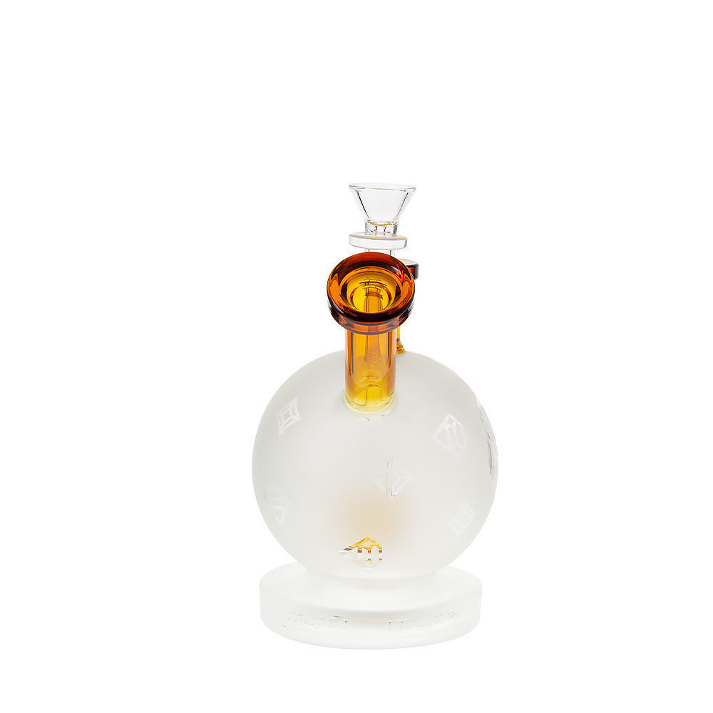 Diamond Glass – Frosted Snowball Globe Bong | Smoking Outlet