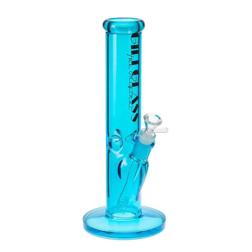 Gili Glass – Neon 11.5" Straight Tube Bong | Smoking Outlet