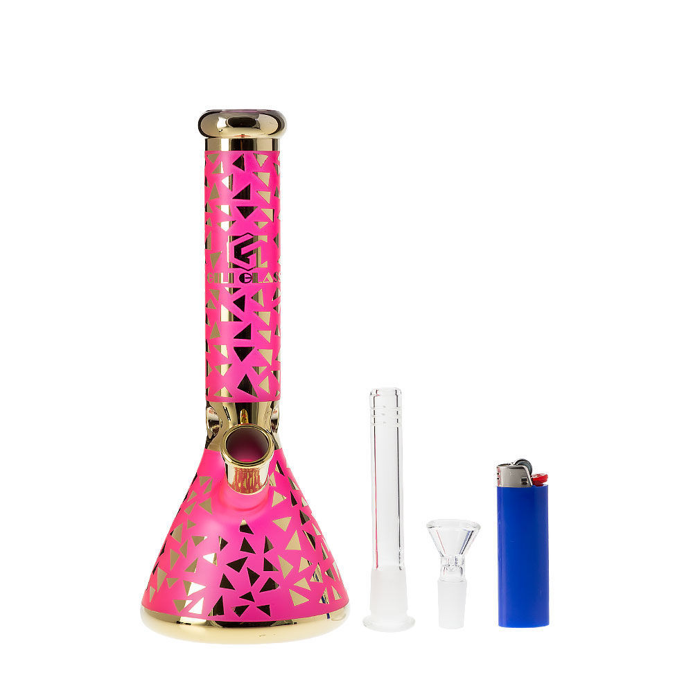 Gili Glass – Pop Art 9.5" Beaker Bong | Smoking Outlet