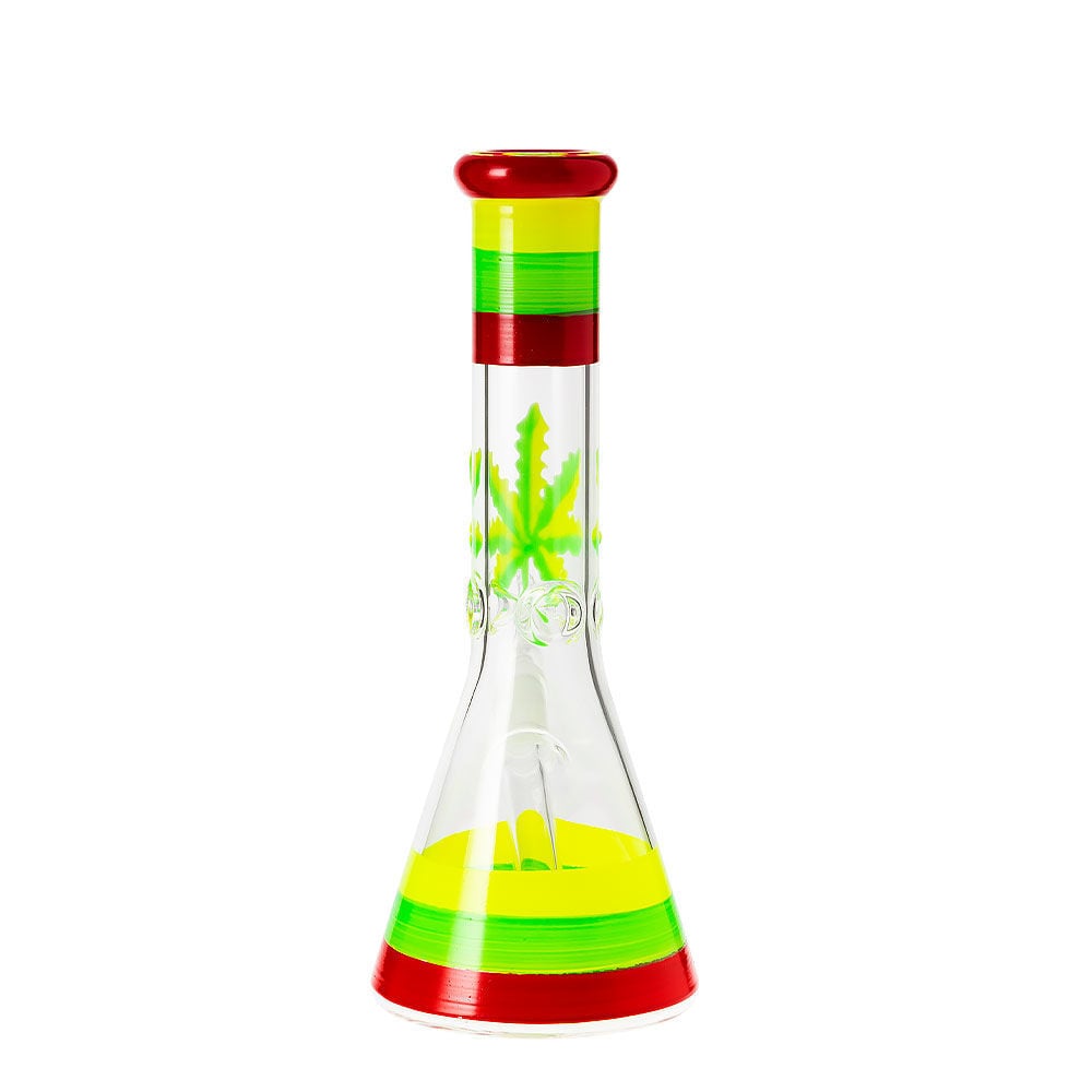 Best Bud – 10" Rasta Beaker Bong | Smoking Outlet