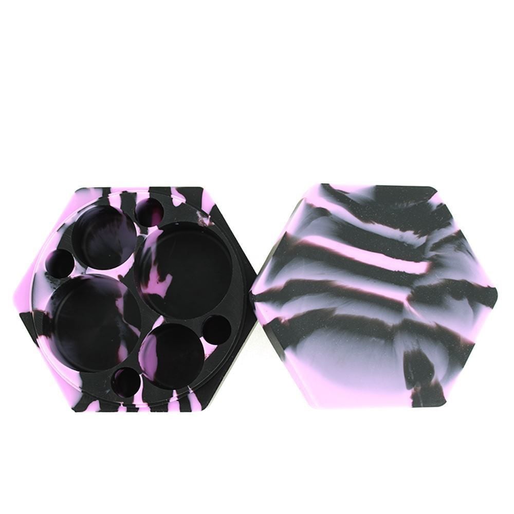 Hexagon Silicone Concentrate Container | Smoking Outlet